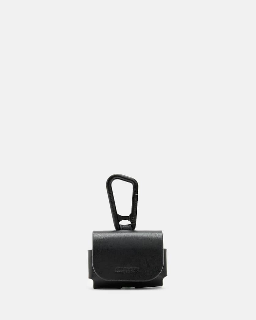 AirPod Leather Case Black | ALLSAINTS US